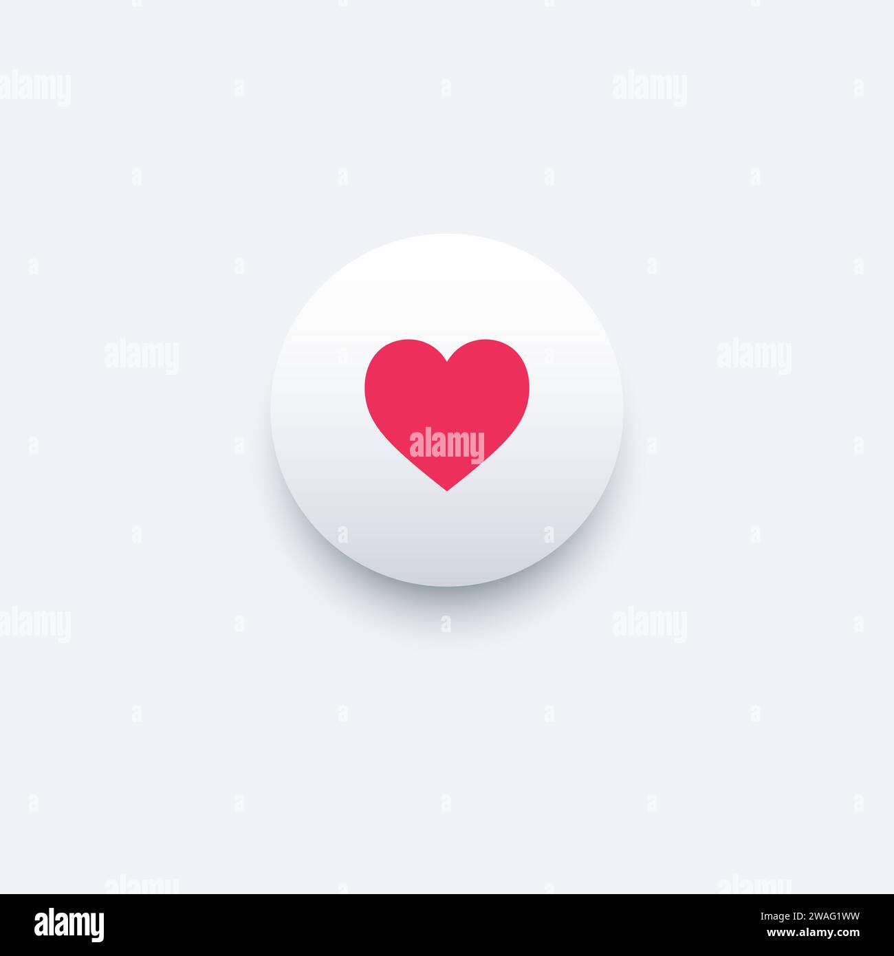 Heart favorite icon, love symbol, hearts button for apps and website ...