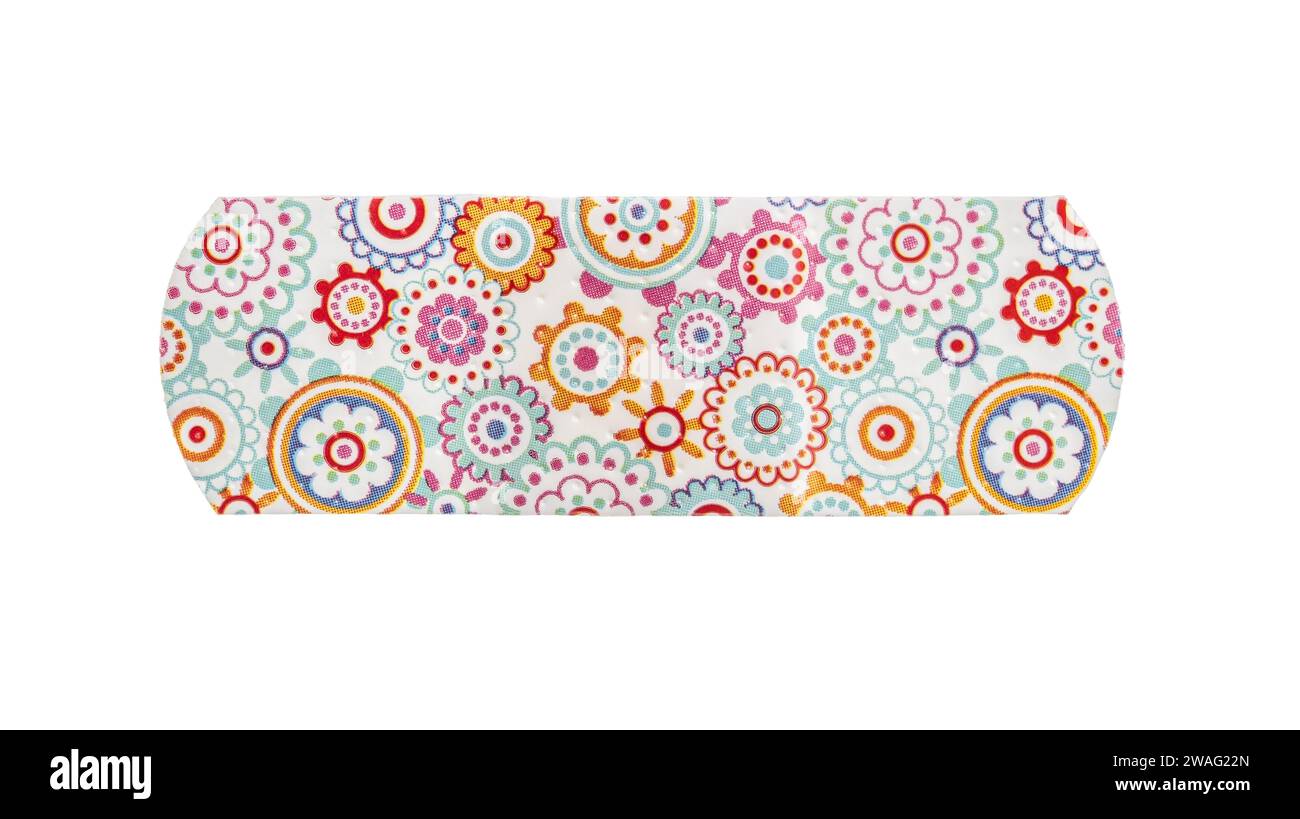 Adhesive children colorful plaster isolated on white background Stock ...