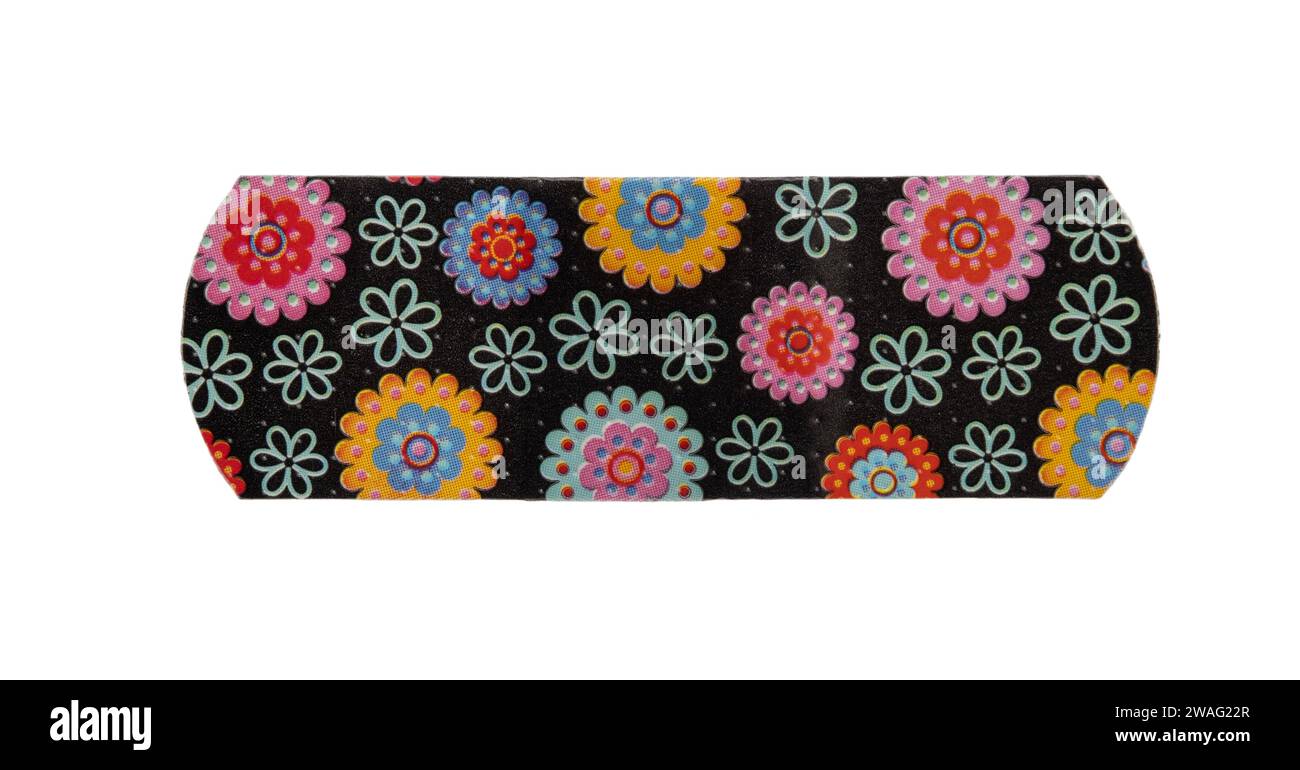 Adhesive children colorful plaster isolated on white background Stock ...