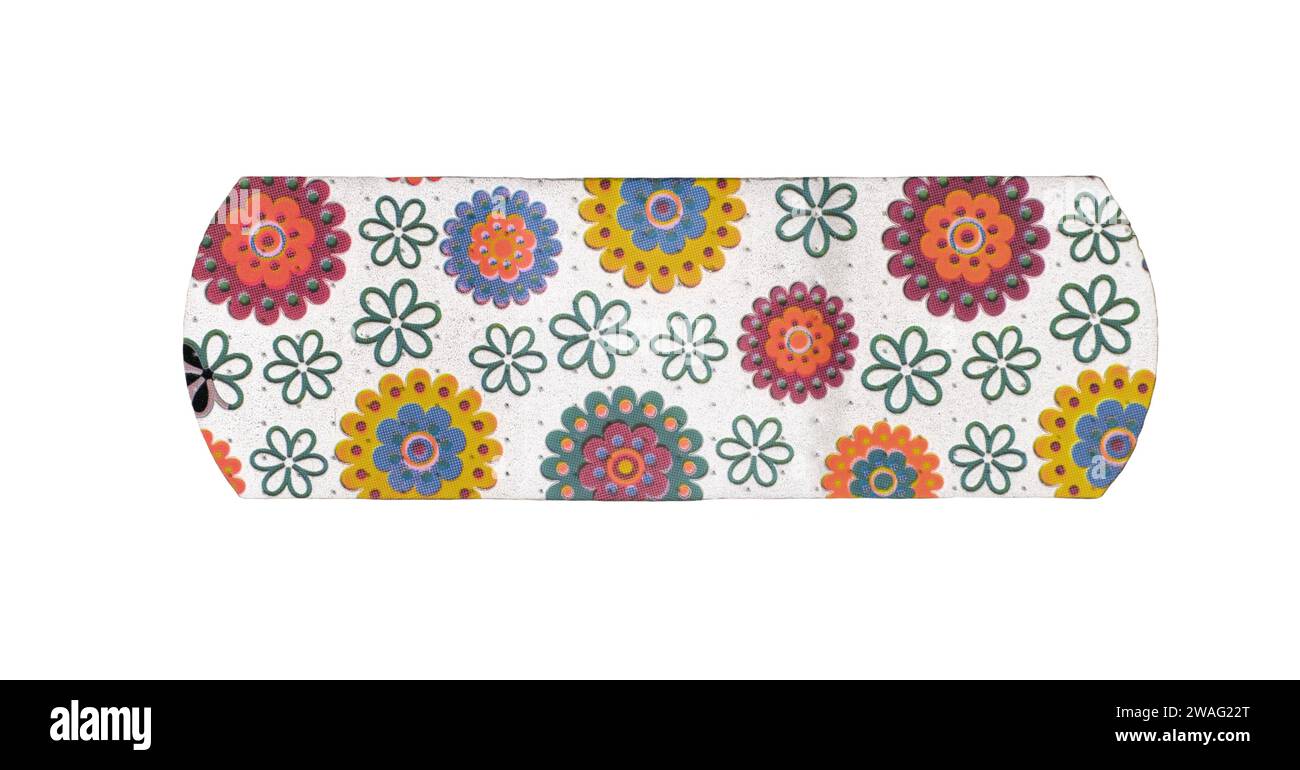 Adhesive children colorful plaster isolated on white background Stock ...