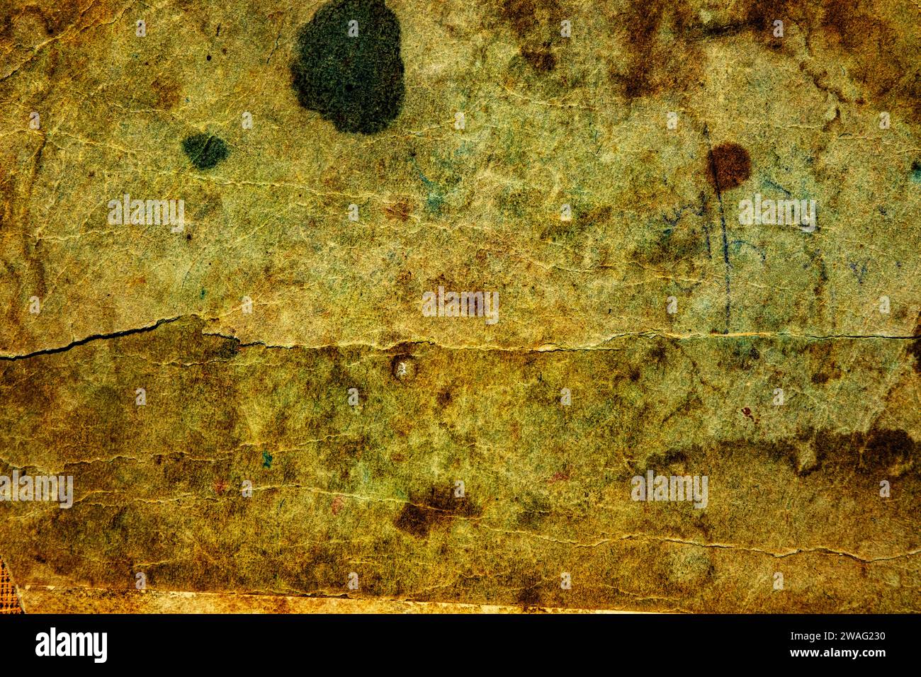 Aging worn paper with water stains and rough edges Stock Photo - Alamy