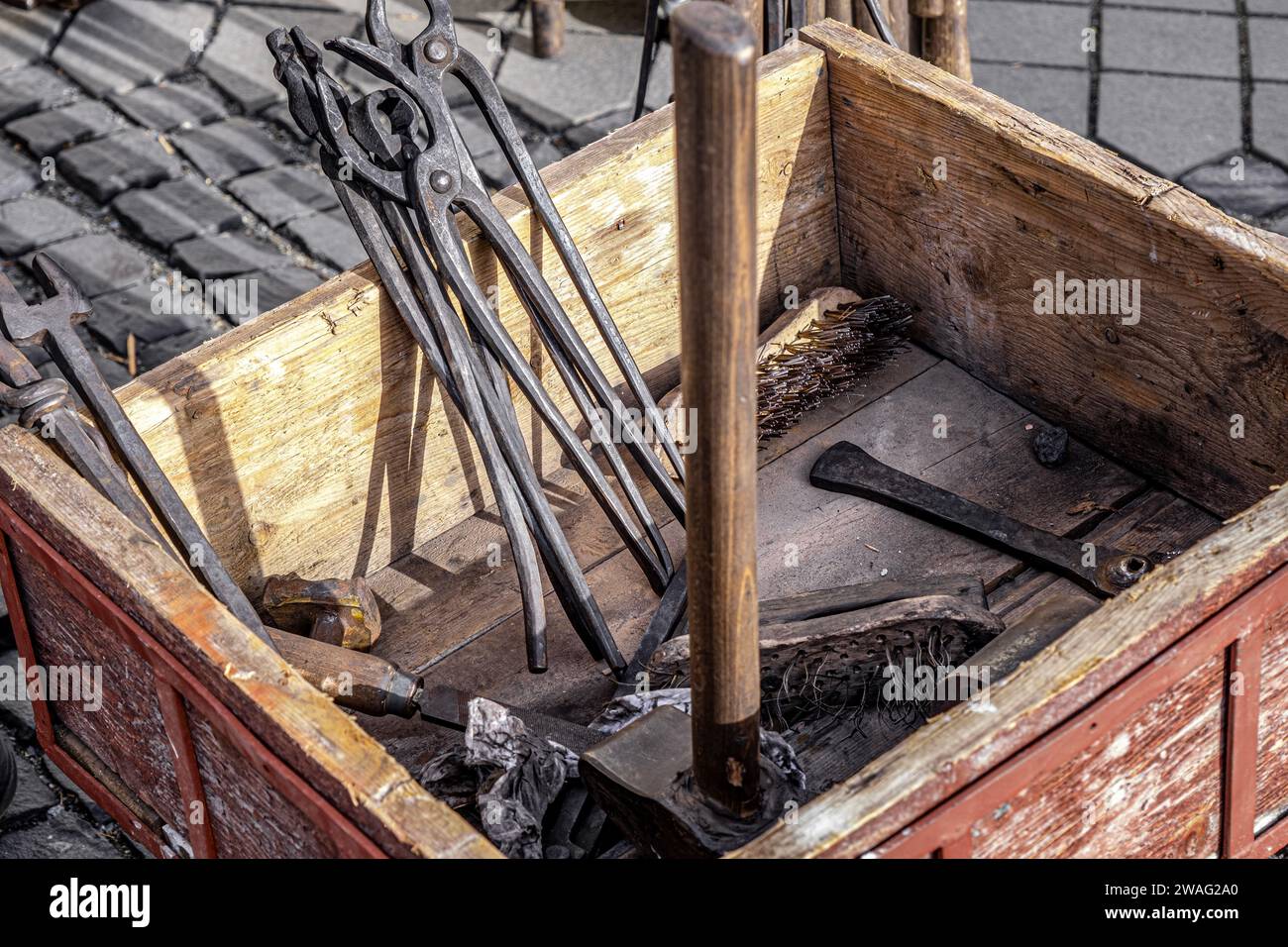 Blacksmith tool box hi-res stock photography and images - Alamy