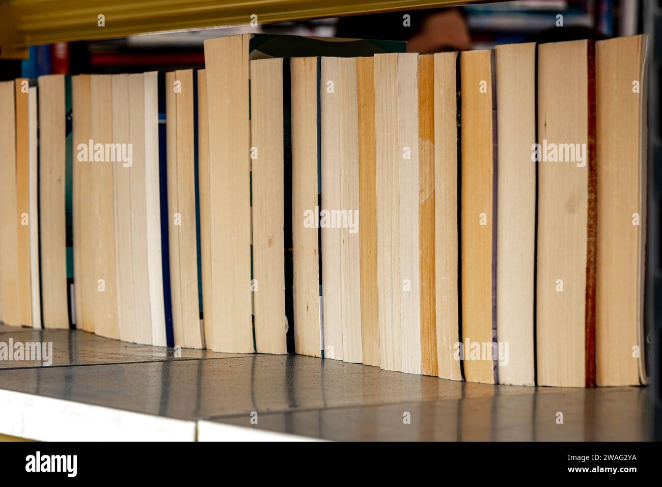 Book warehouse shelves hi-res stock photography and images - Alamy