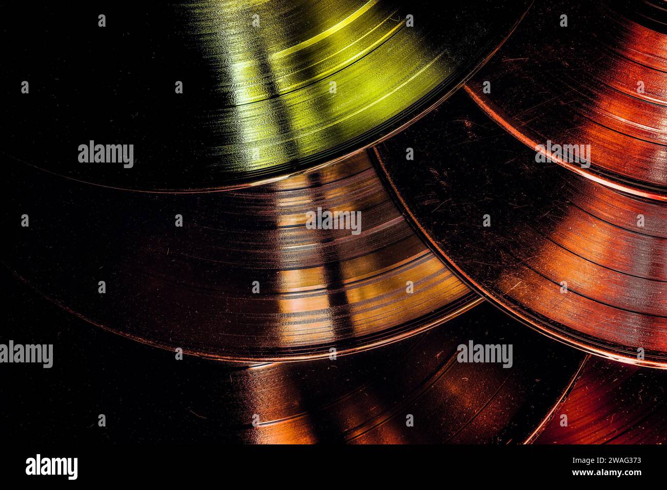 Green vinyl records hi-res stock photography and images - Alamy