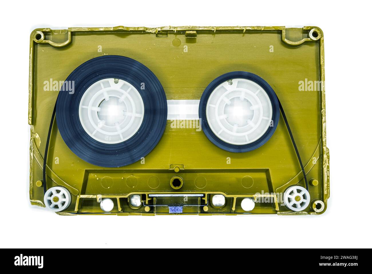old audio cassette tape open Stock Photo - Alamy
