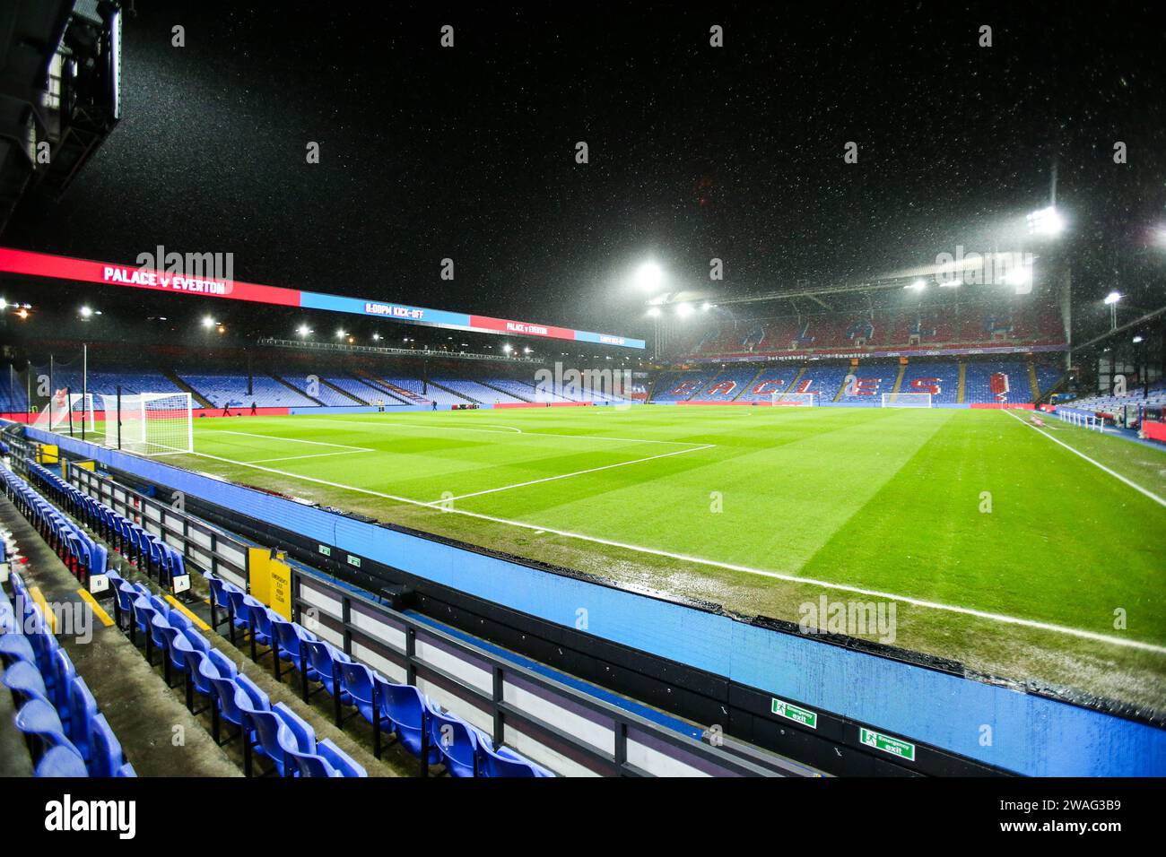 a general view of Selhurst Park prior to kick off during the Crystal ...