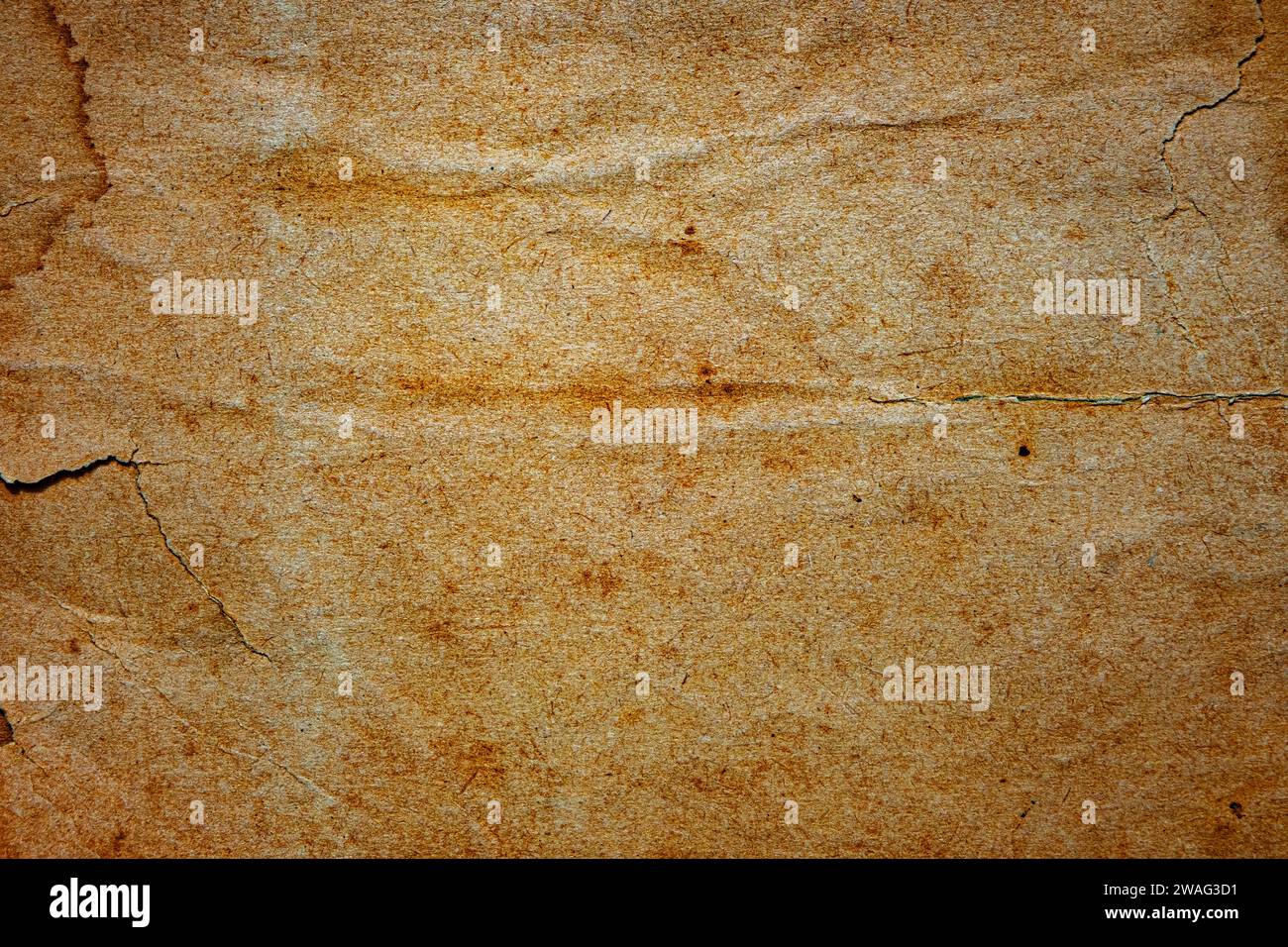 Old vintage discolored dirty graph recycled paper with natural fiber ...