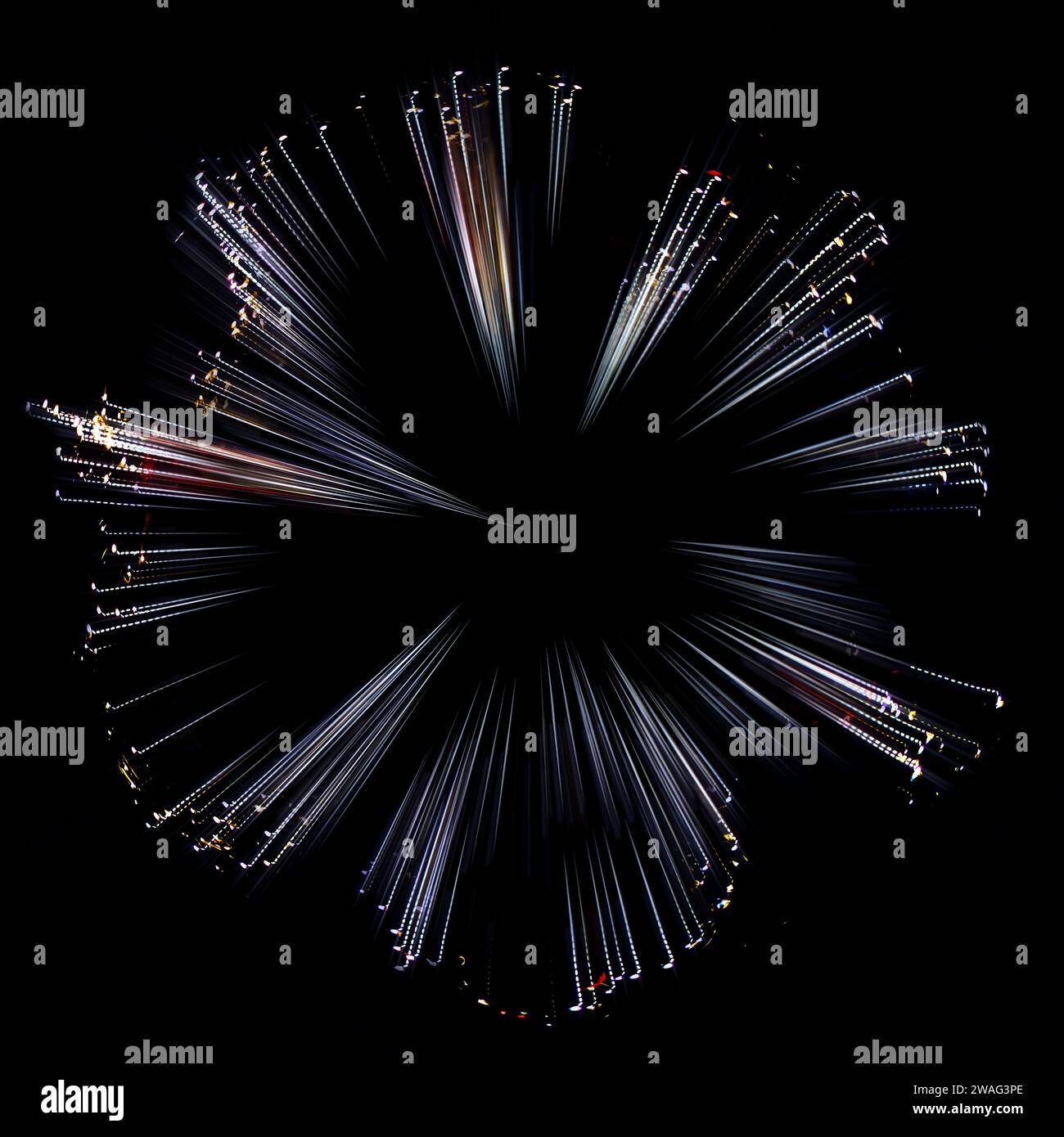 radial speed light line motion blur on dark background, hyperspace star field zoom Stock Photo ...