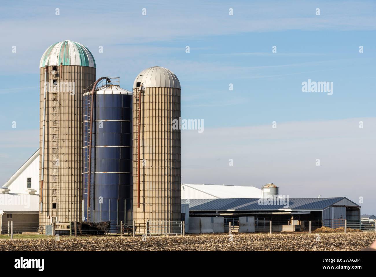 Including silos and barns hi-res stock photography and images - Alamy