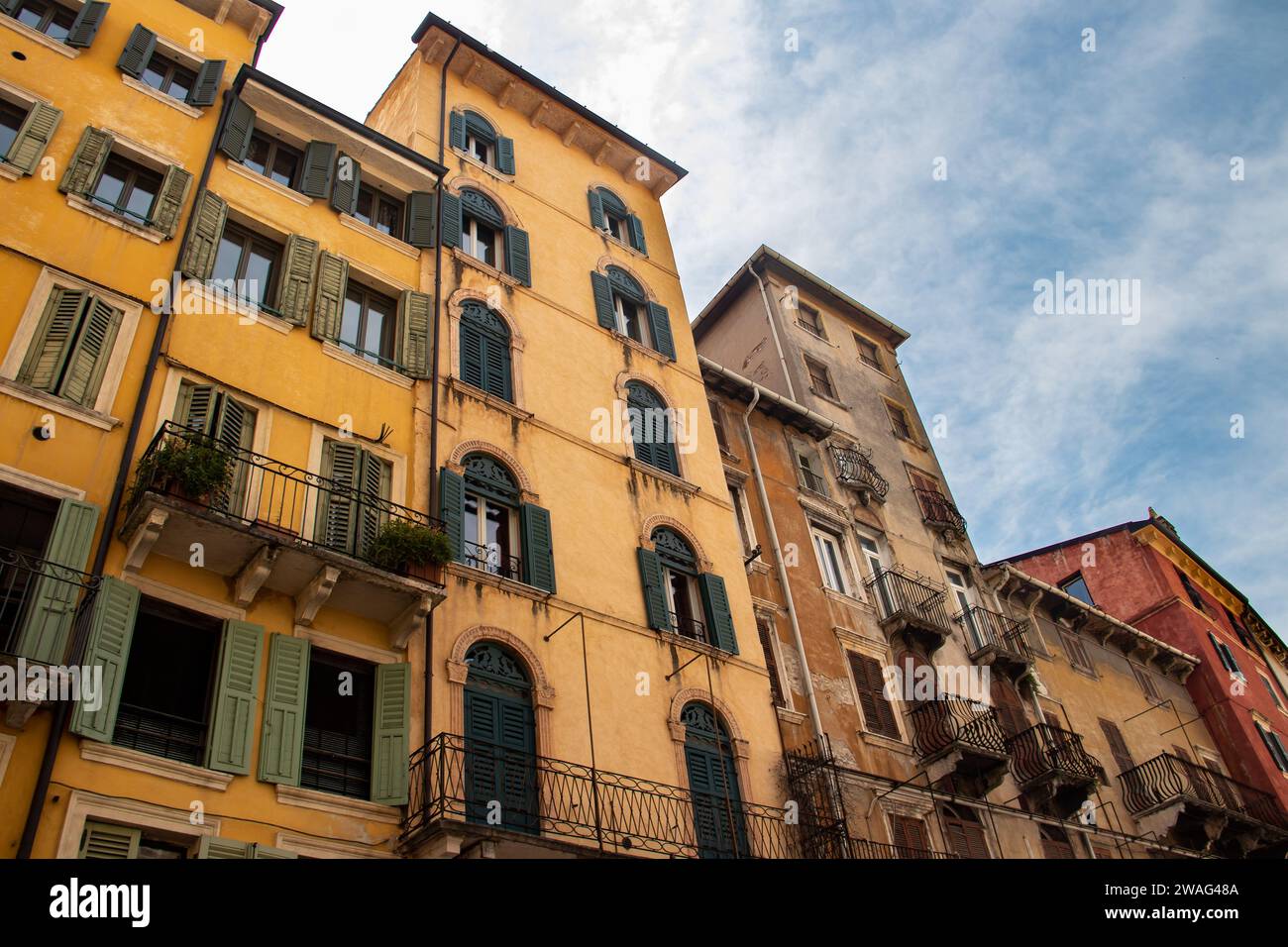 Streets of Verona (Veneto) city in Italy, lots of heritage and ...