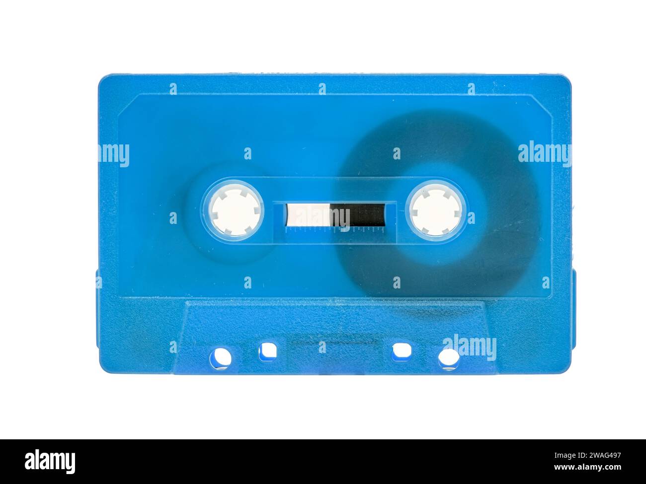 used vintage audio tape cassette isolated, a symbol of 80s, 90s period ...