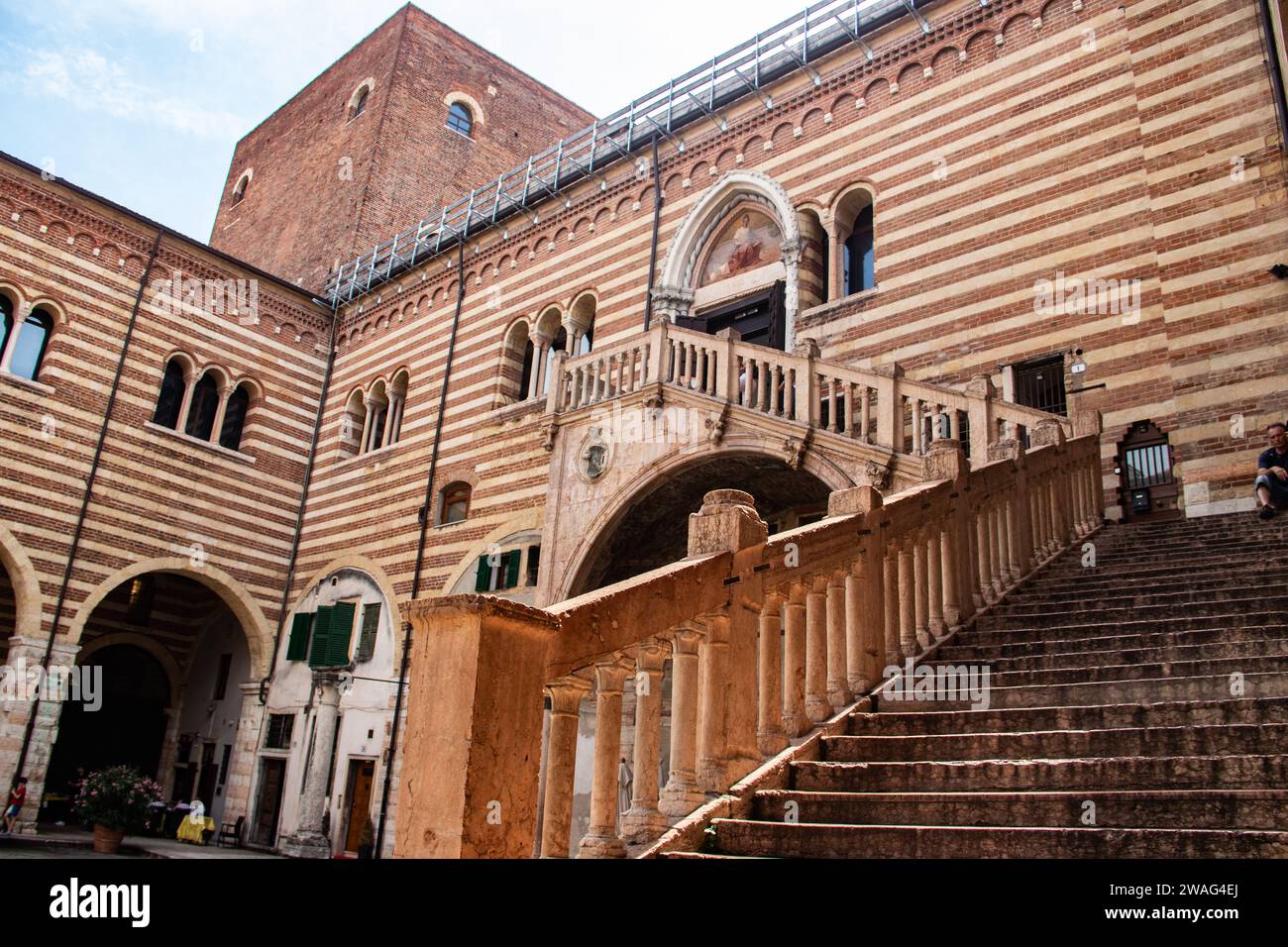 Streets of Verona (Veneto) city in Italy, lots of heritage and ...