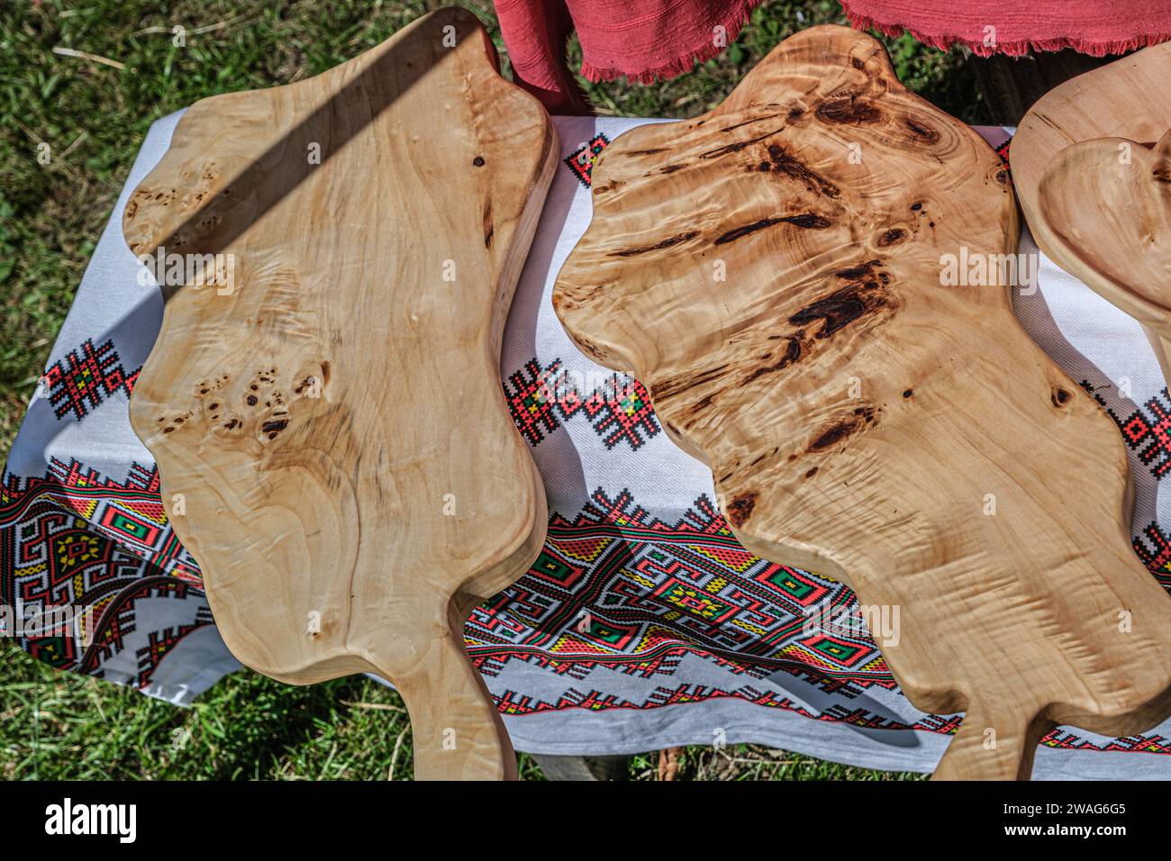 household objects made of wood Stock Photo - Alamy