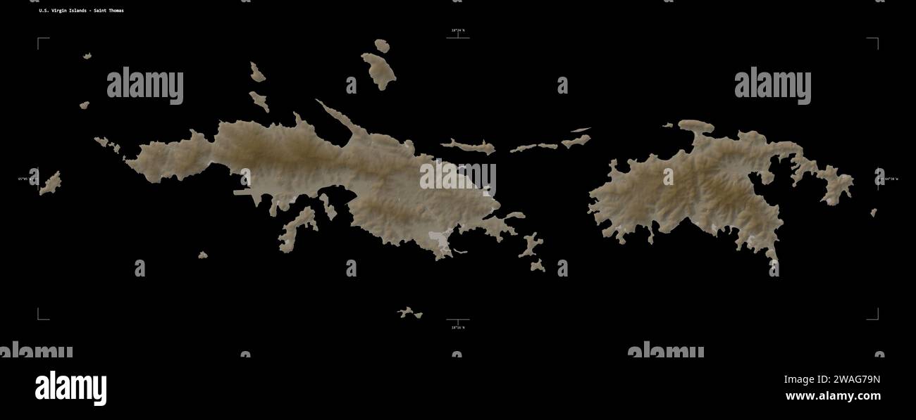 Shape of a elevation map colored in sepia tones with lakes and rivers ...