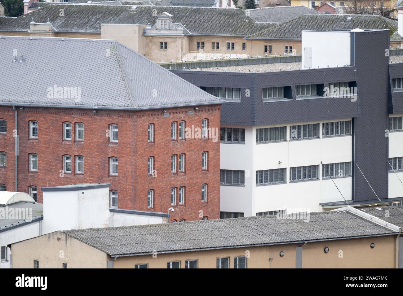 Waldheim, Germany. 04th Jan, 2024. The prison wing of Waldheim Prison ...