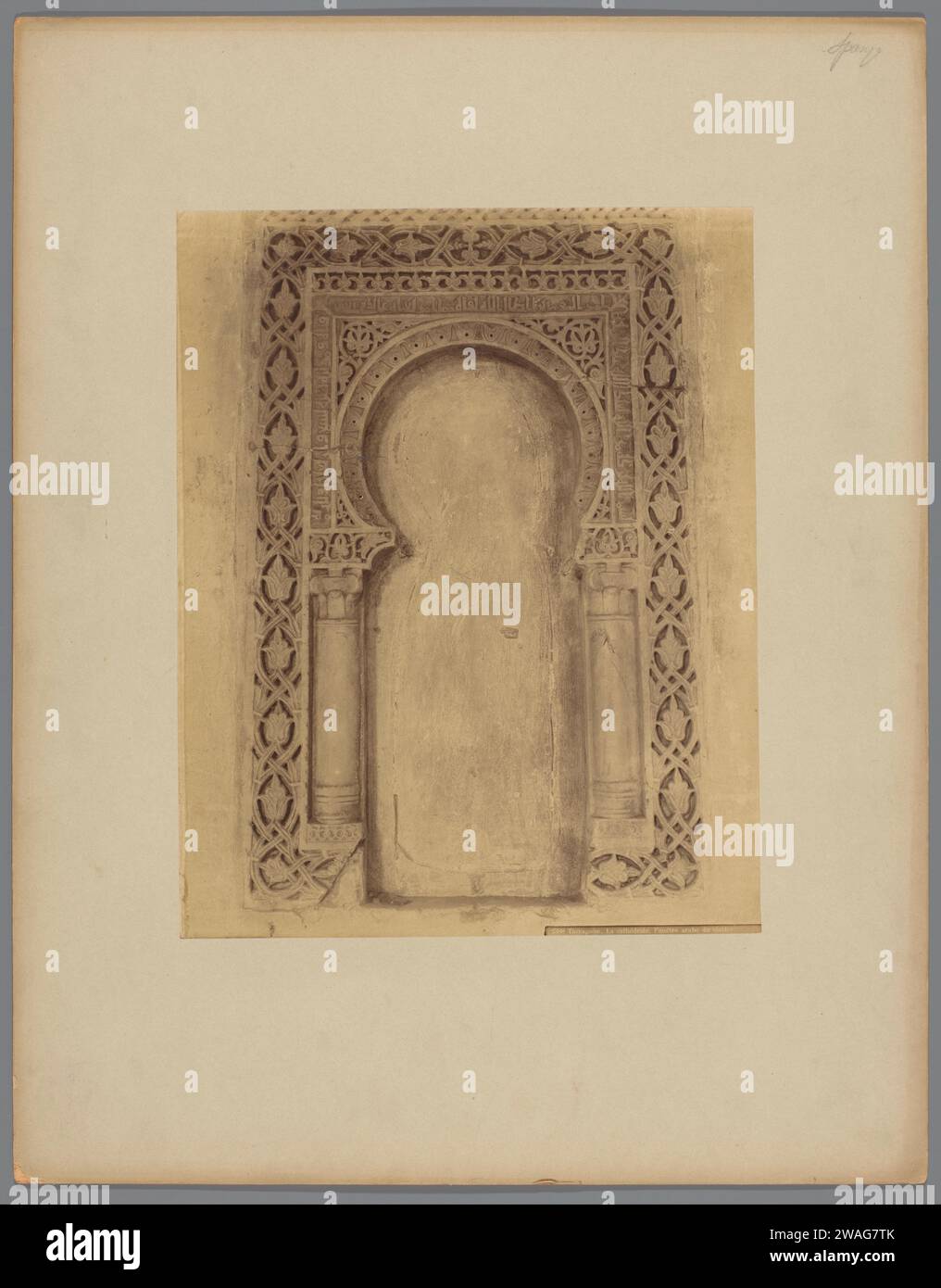 Window in the cathedral of Tarragona, c. 1875 - c. 1900 photograph ...