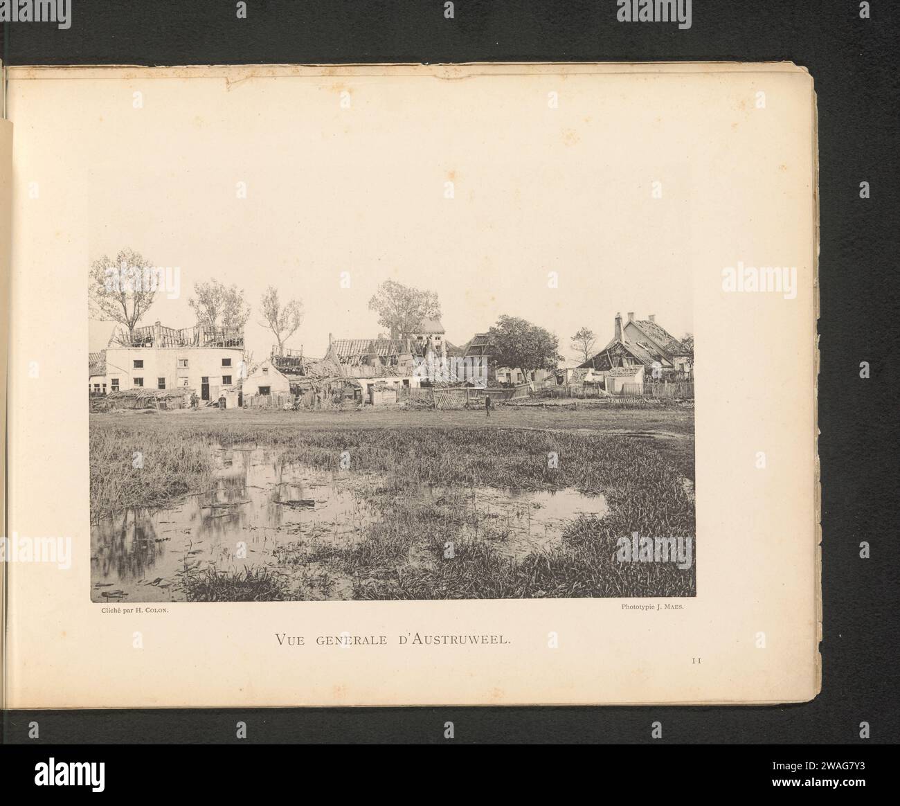 View of Oosterweel After the explosion of an ammunition factory on ...