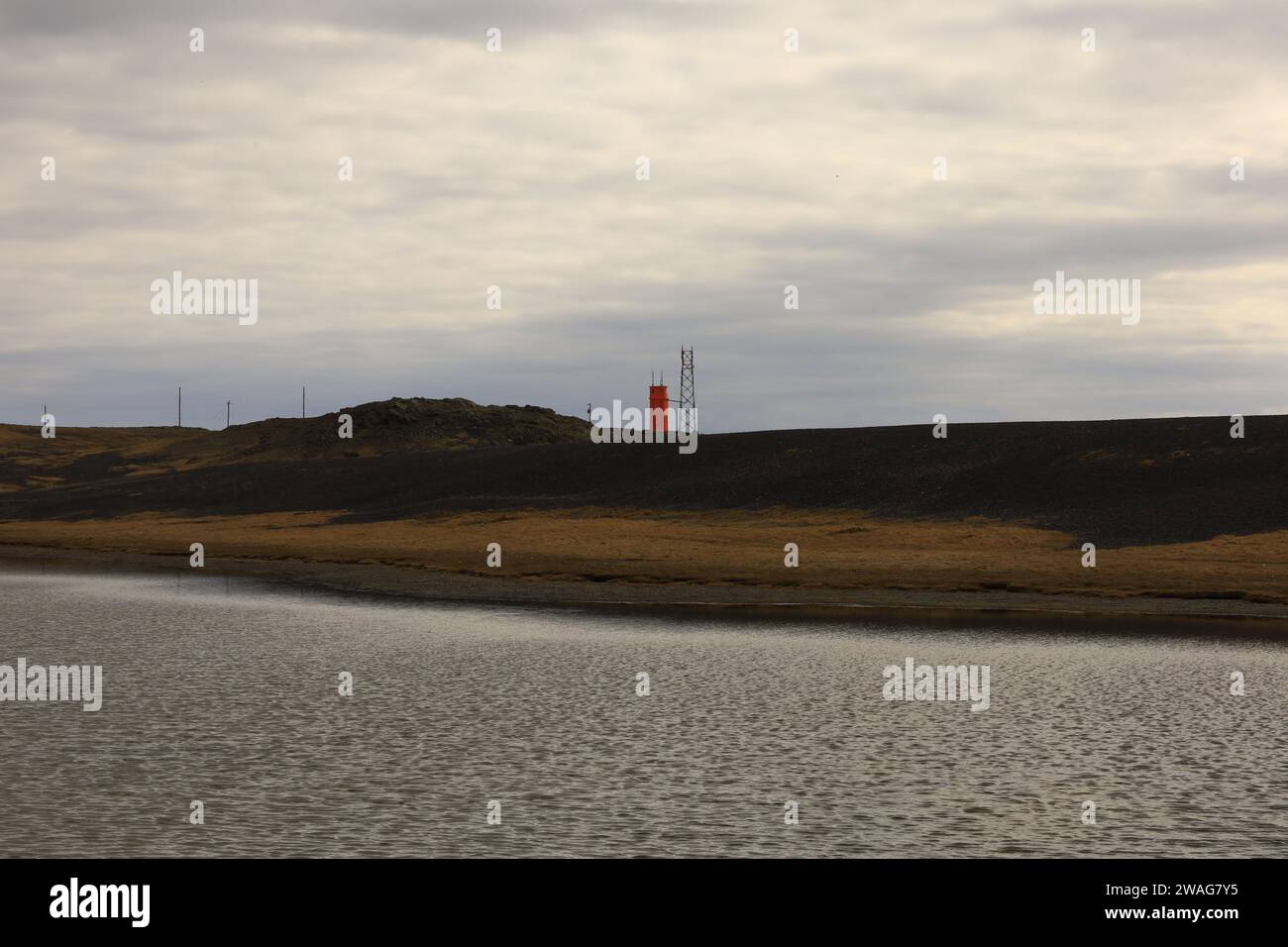 The Hvalnes Lighthouse is in the eastern region of Iceland along Route ...