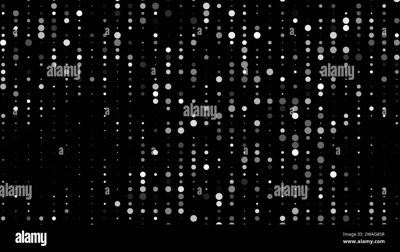 Abstract white dots. Computer generated 3d render Stock Photo - Alamy