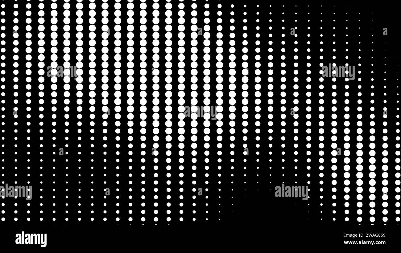 Abstract white dots. Computer generated 3d render Stock Photo - Alamy