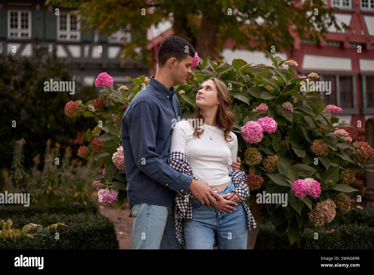 TEEN COUPLE LOVE STORY. Whispers of Love in German Splendor. Exploring ...