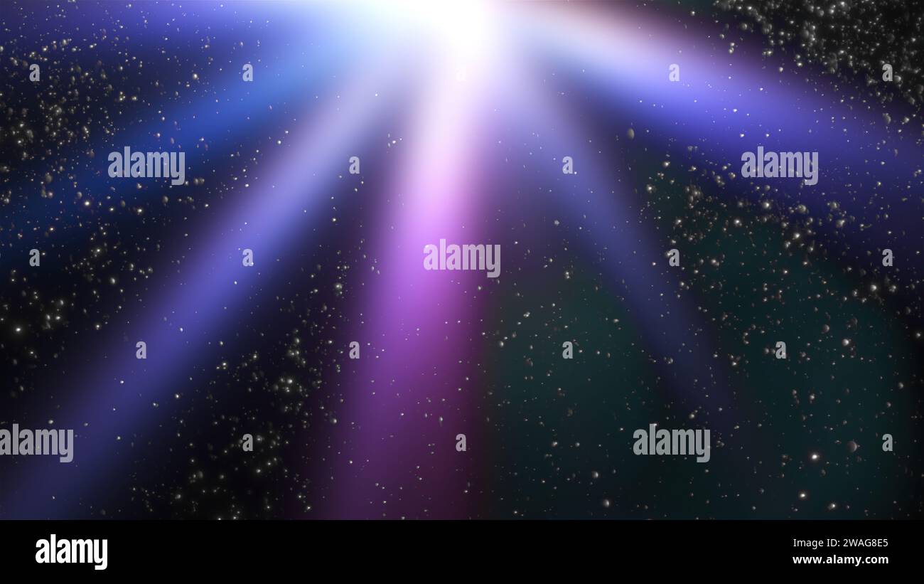 Bright lights and dust. Computer generated 3d render Stock Photo - Alamy