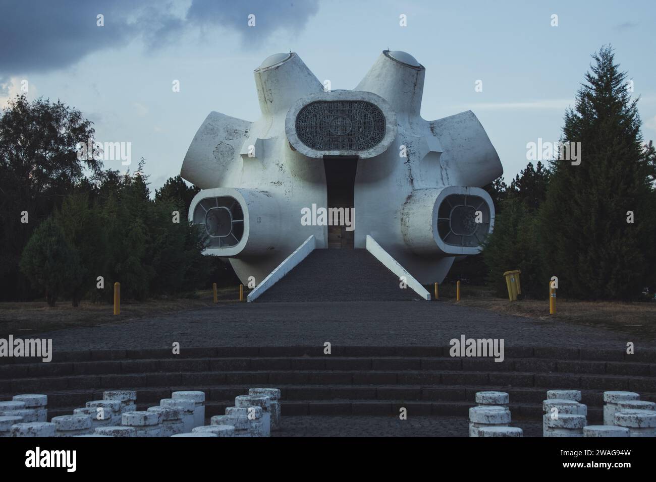 The Makedonium - Ilinden Monument - in the city of Kruševo in North ...