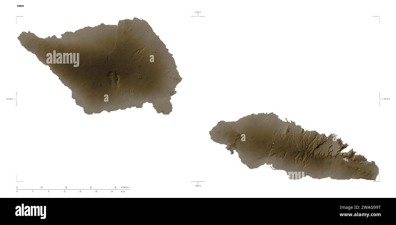 Shape of a elevation map colored in sepia tones with lakes and rivers ...