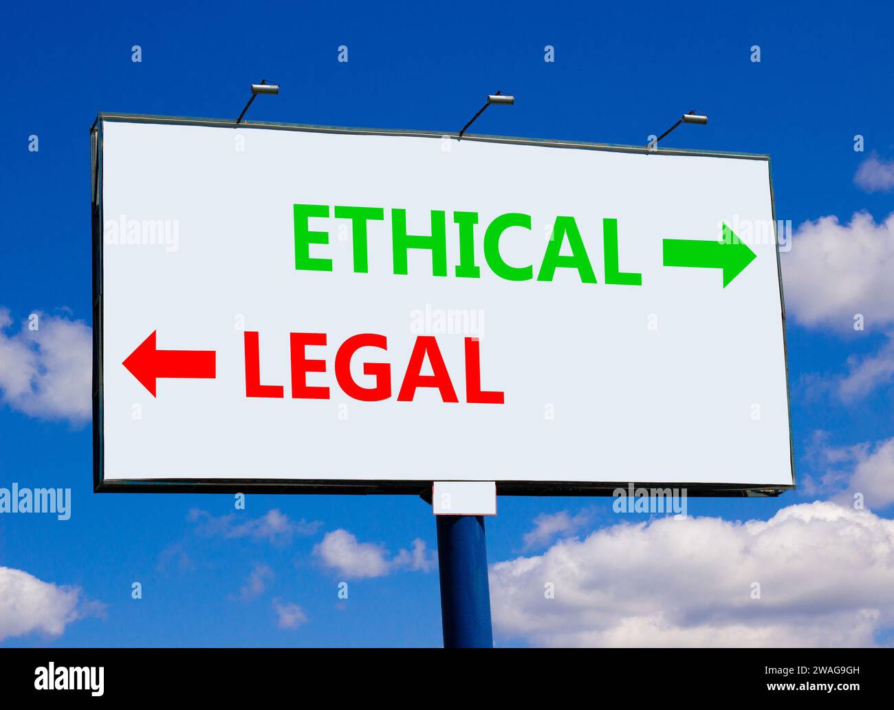 Ethical or legal symbol. Concept word Ethical or Legal on beautiful ...