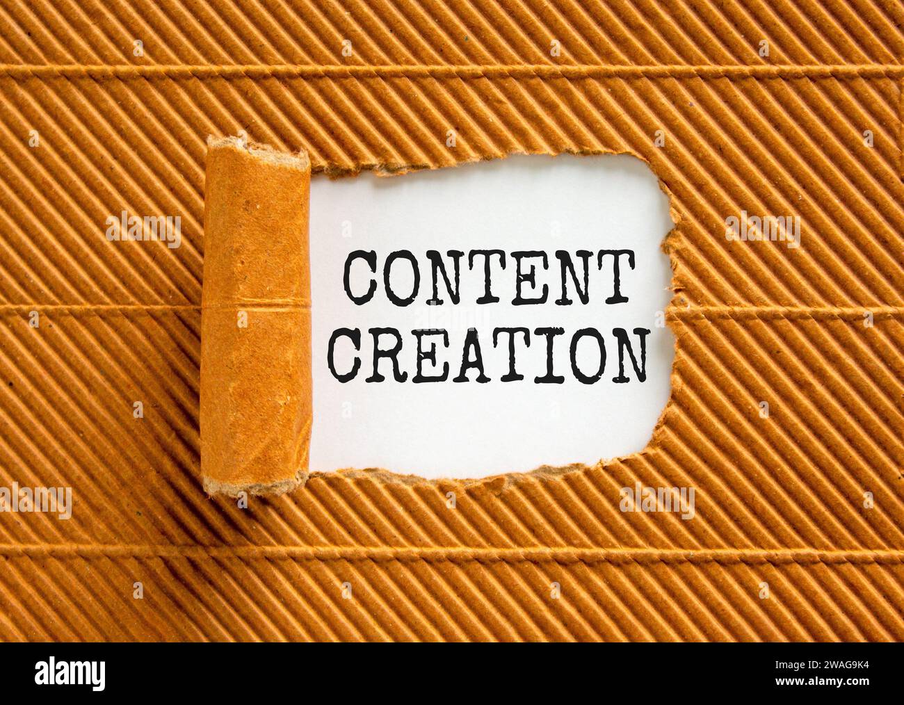 Time for content creation symbol. Concept words Content creation on ...