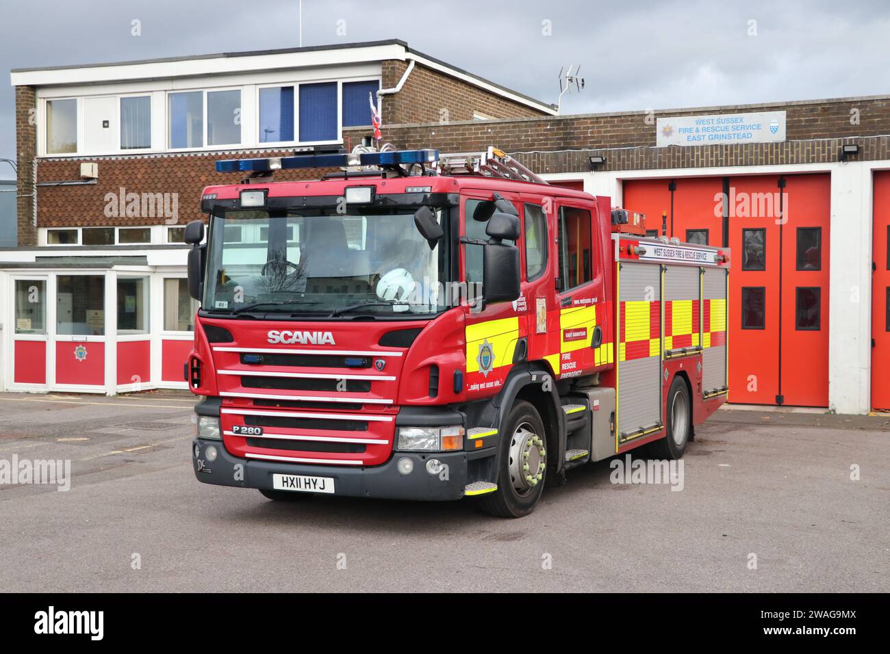 Scania fire engine hi-res stock photography and images - Alamy