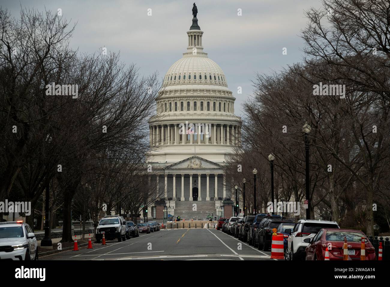 Washington, USA. 04th Jan, 2024. A general view of the U.S. Capitol ...