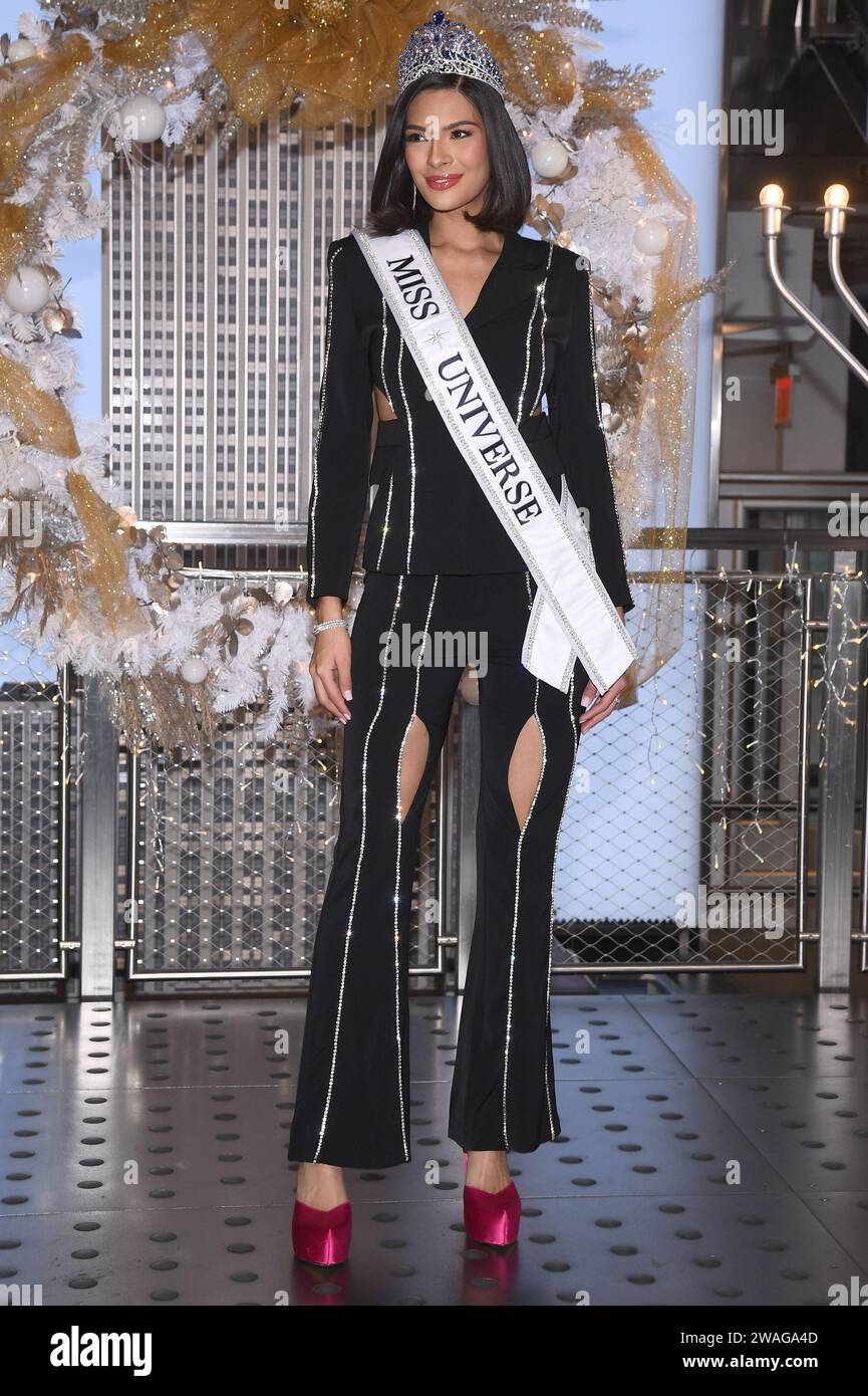 New York, USA. 04th Jan, 2024. Nicaraguan model Sheyniss Placacios ...