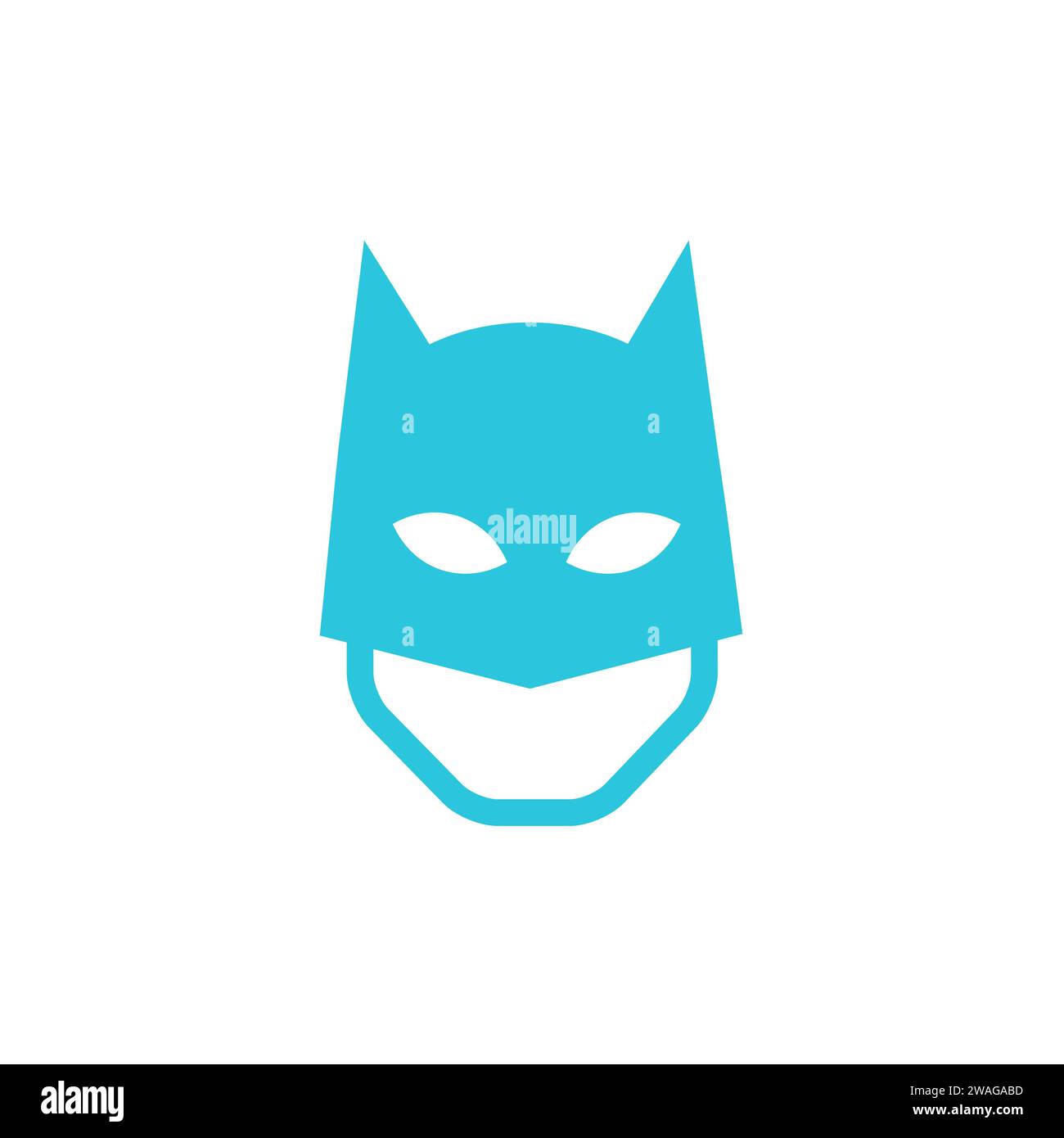 Hero icon symbol with mask, from blue icon set Stock Vector Image & Art ...