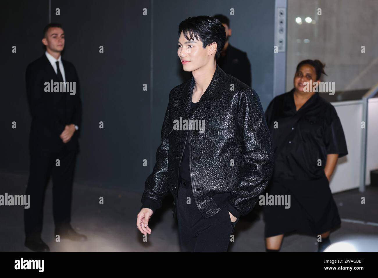Milan, Italy. 22nd Sep, 2023. ENHYPEN is attending the Prada Dinner ...