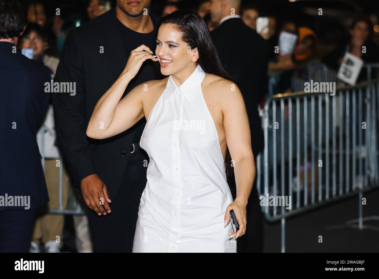 Milan, Italy. 21st Sep, 2023. Rosalía is attending the Prada Dinner ...