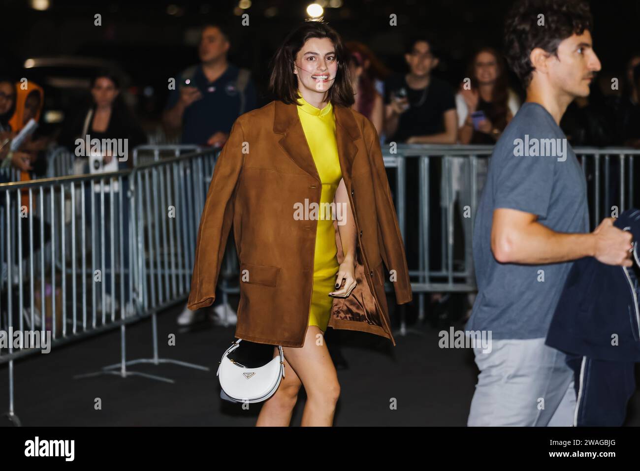 Milan, Italy. 21st Sep, 2023. Diana Silvers is attending the Prada ...