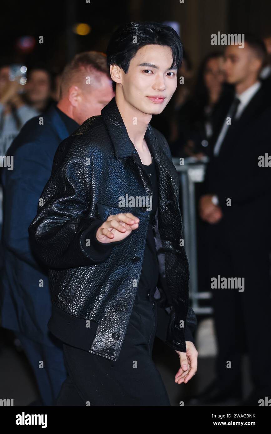 Milan, Italy. 22nd Sep, 2023. ENHYPEN is attending the Prada Dinner ...