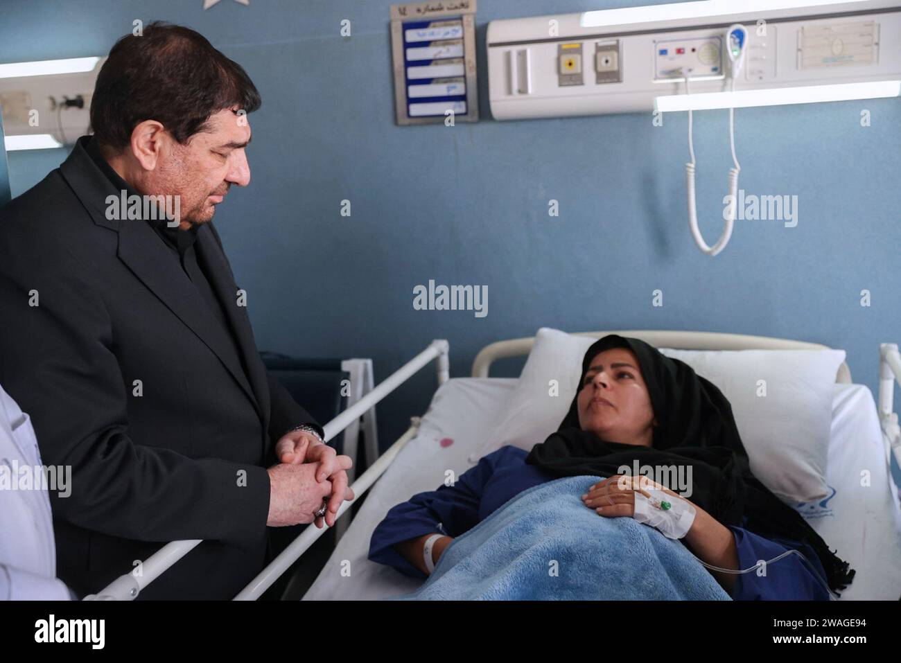 Kerman, Iran. 4th Jan, 2024. Iranian First Vice President MOHAMMAD ...