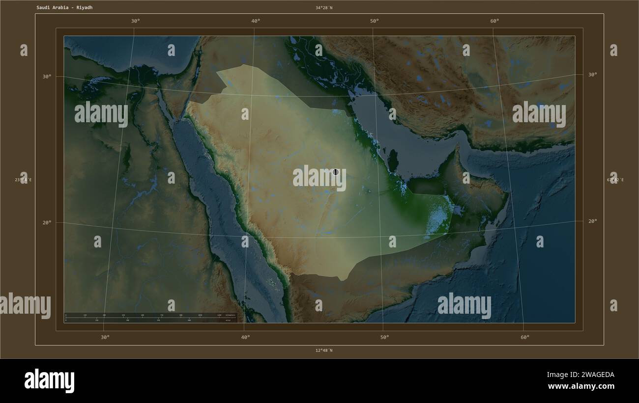 rivers map of saudi arabia