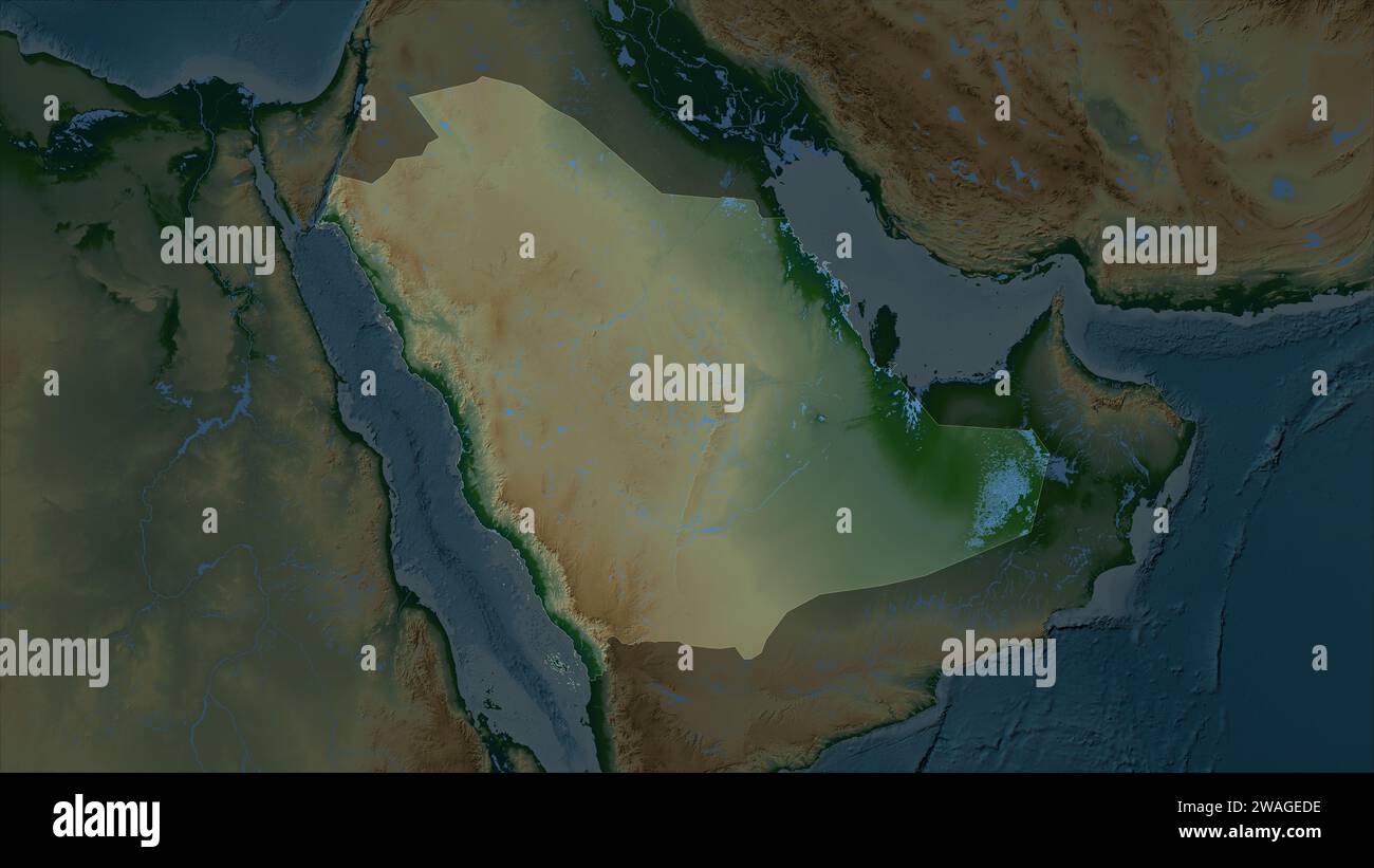 rivers map of saudi arabia