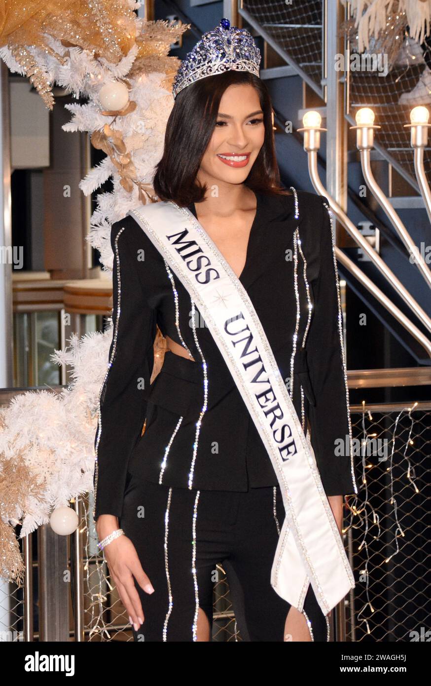 New York, NY, USA. 4th Jan, 2024. 72nd Miss Universe winner, Sheynnis ...