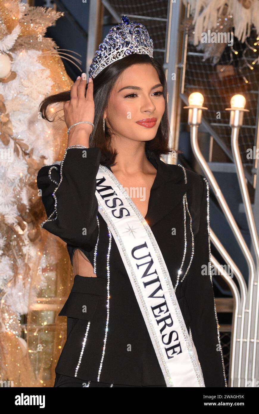 New York, NY, USA. 4th Jan, 2024. 72nd Miss Universe winner, Sheynnis ...