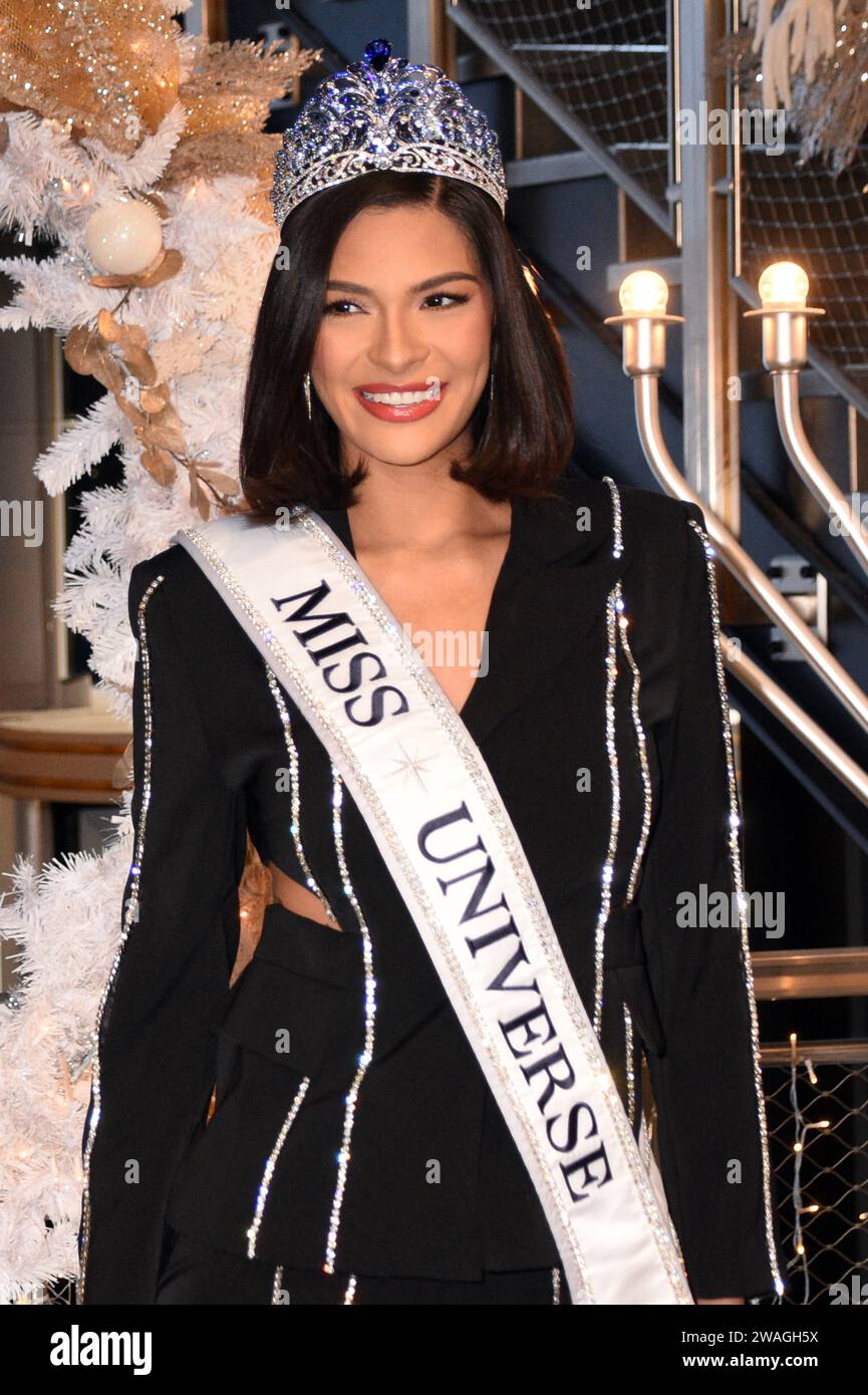 New York, NY, USA. 4th Jan, 2024. 72nd Miss Universe winner, Sheynnis ...