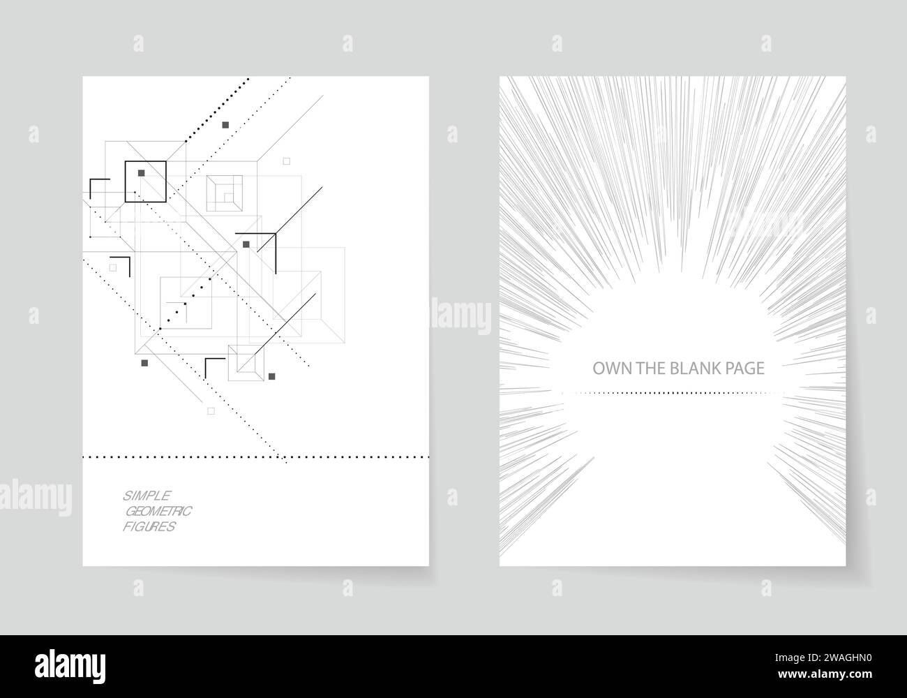 Science network pattern. Connecting lines and dots on simple background ...