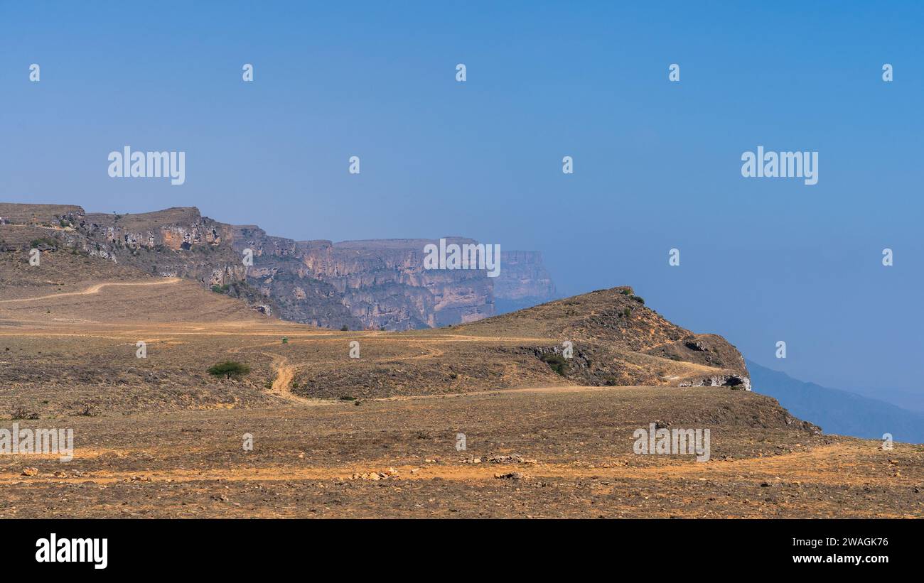 view of Jabal Samhan with majestic mountain range that offers a ...