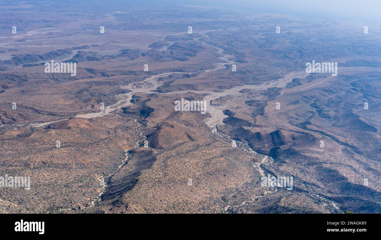 view of Jabal Samhan with majestic mountain range that offers a ...