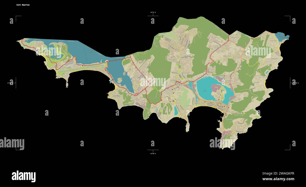 Sxm map hi-res stock photography and images - Alamy