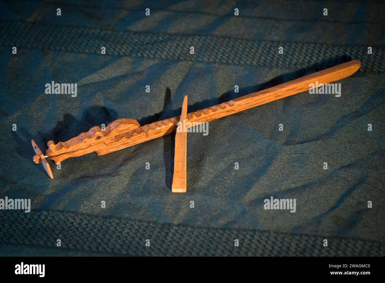 Dragon shape, hooey stick, Gee-haw whammy diddle, whimmydiddle Stock ...