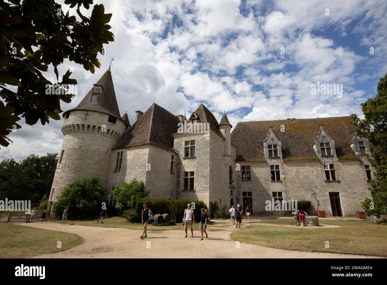 Chateau de Bridoire, is a 12th century castle in Ribagnac near to ...